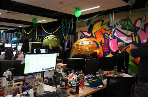 Myconnect These Cheeky Round Mascots Visited Our Office