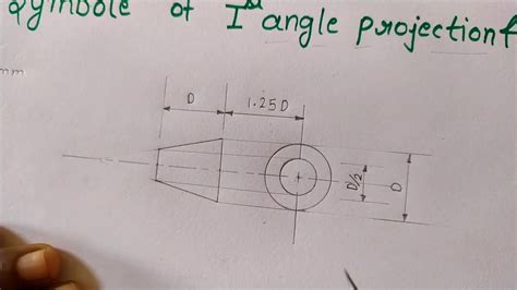 How To Draw Third Angle Projection Symbol Printable Online