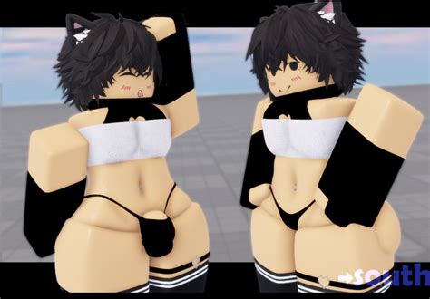 Rule 34 1femboy 3d 3d Model Artist Name Baseplate Bikini Bottom Black