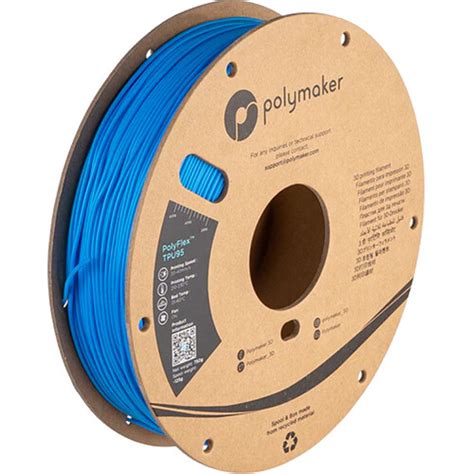 Polymaker 1 75mm Polyflex Tpu95 Filament 750g Blue Pd01005