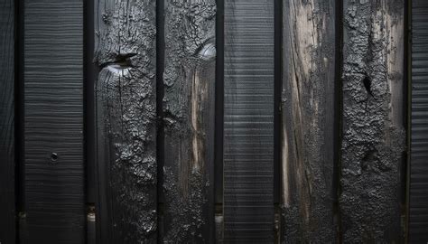 Charred Wood Background