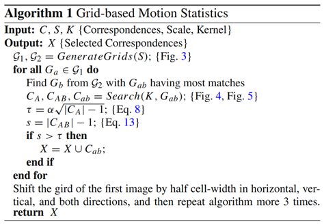 Gms：一种基于运动统计的快速鲁棒特征匹配过滤算法 知乎
