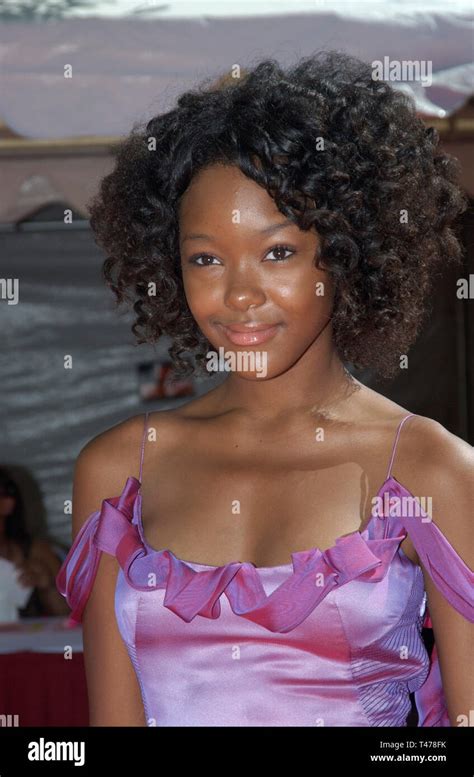 Los Angeles Ca August 23 2003 13 Year Old Model Gerren Taylor At