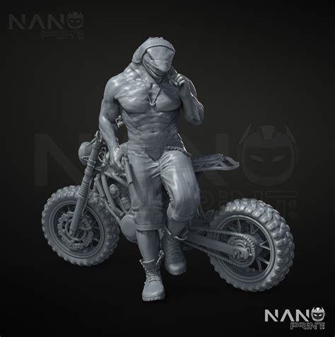 🏍️ Rockshark Motorcycle Included・ Stl File For 3d Printing・cults