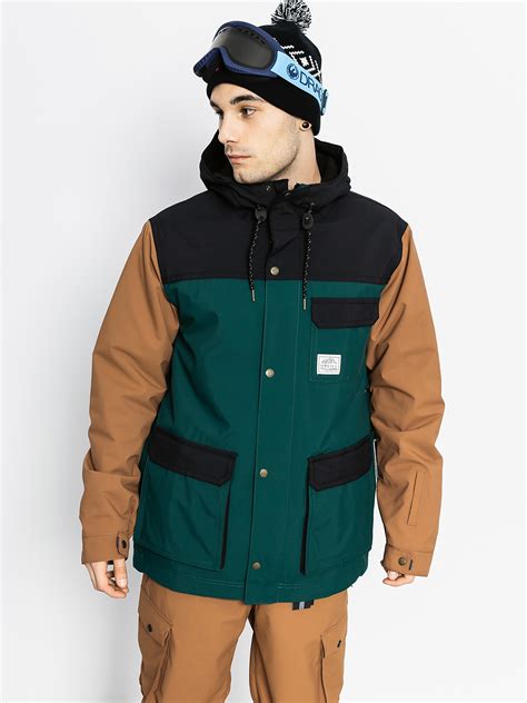 Oneill Snowboard Jacket Bearded Botanical Green