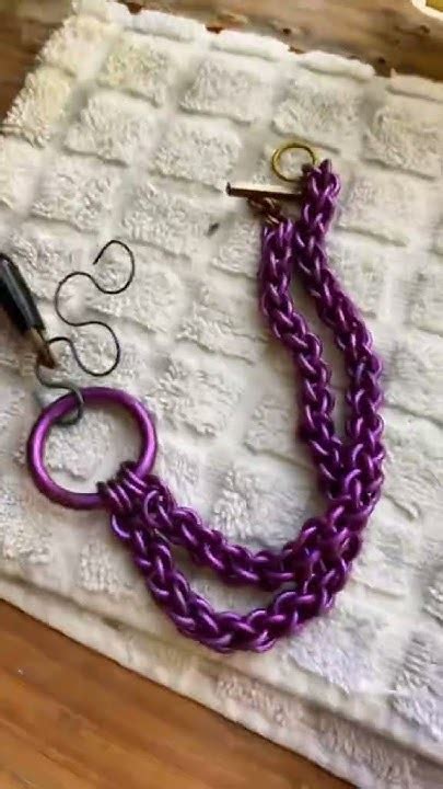 Anodizing A Jpl3 Spiral Weave Necklace 😊 Jewellery Steampunk Jewelry Handmade Pride Lgbtq