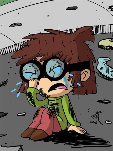 Nickelodeon Characters Crying Lisa Loud Fanart Sad Cartoon Art The