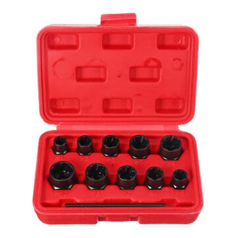 Removedor De Tuercas Y Pernos De Impacto 38″ 11pcs Materiales Express