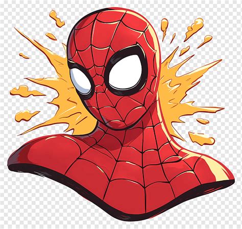 Spiderman Head Spider Man Cartoon Illustration Png Pngwing