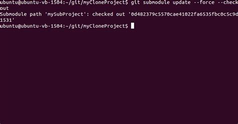 Ubuntu Git その295 再帰的にサブモジュールを更新対象にする（git Submodule） Kledgeb