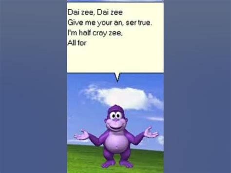 Bonzi Buddy Sings Daisy Bell Youtube
