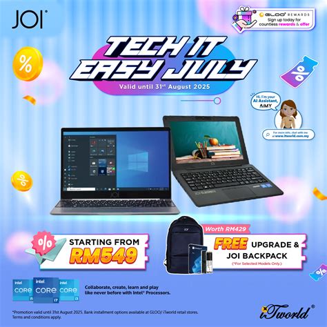 Joi 💻 Tech It Easy This July 💻 School Work Movie Facebook