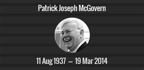 Patrick Joseph Mcgovern Death Anniversary