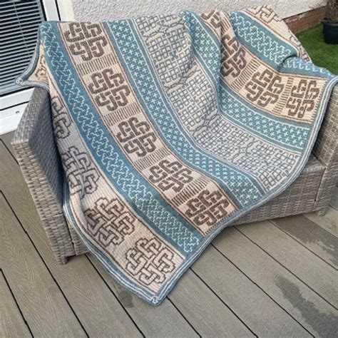 Celtic Love Mosaic Crochet Blanket Etsy