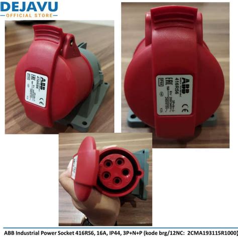 Jual Abb Industrial Power Socket 416rs6 16a Ip44 3pnp Di Seller Dejavu Official Store
