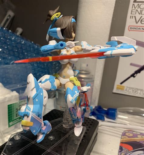 With Decals And Top Coat All Done My First Megami Device Build Is