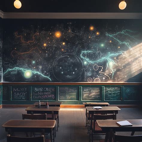 A Classroom With Tables And Chairs And A Sign That Says Quot Bad For