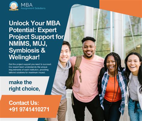 Unlock Your Mba Potential Expert Project Support For Nmims Muj Symbiosis And Welingkar