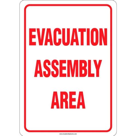 Evacuation Assembly Area Visual Workplace Inc