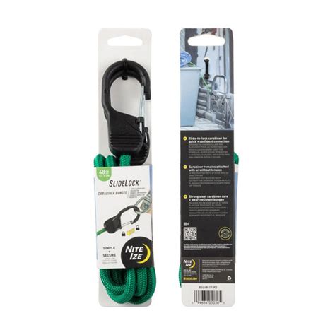 Nite Ize Slidelock Carabiner Bungee Campmor