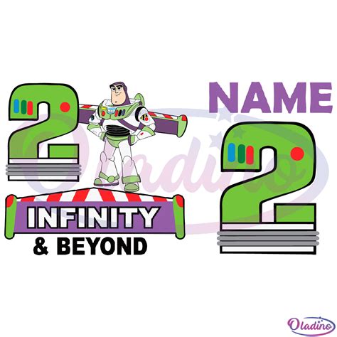2 Infinity And Beyond Svg Digital File Birthday Svg Toy Story Svg