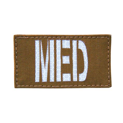 Reflective Medical Patch Med 45x80 Coyote Velmet