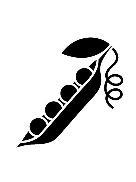 Free Printable Peas Stencils And Templates