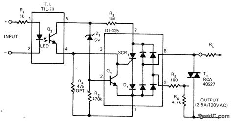 Triaccontrolwithoptoisolator Basiccircuit Circuit Diagram