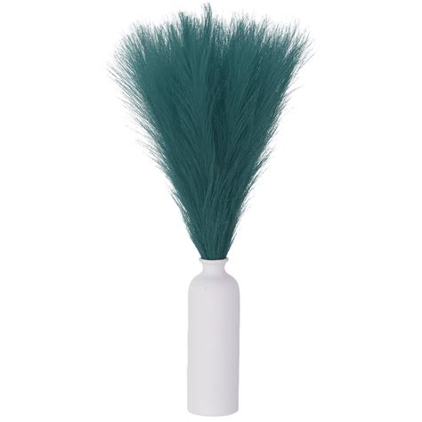Uxcell 6 Pcs Faux Pampas Grass 18 Inch Fluffy Pampas Grass Decor For