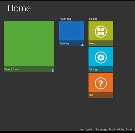 Changing Background Color Of Home In Epicor Epicor ERP 10 Epicor