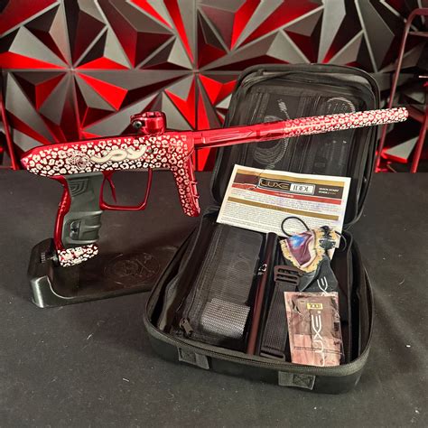 Used Dlx Luxe Idol Paintball Gun Polished Red Joy Division