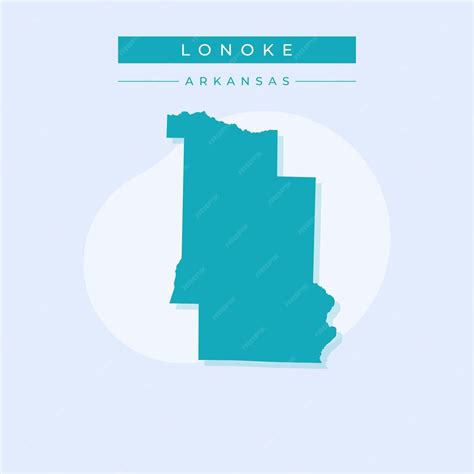 Premium Vector Vector Illustration Vector Of Lonoke Map Arkansas