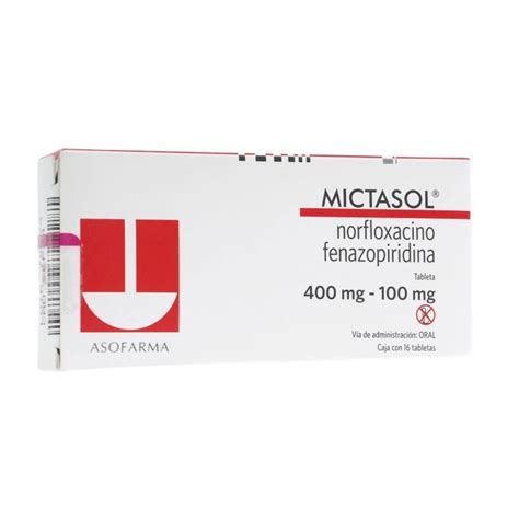 Mictasol 400 Mg 100 Mg 16 Comprimidos