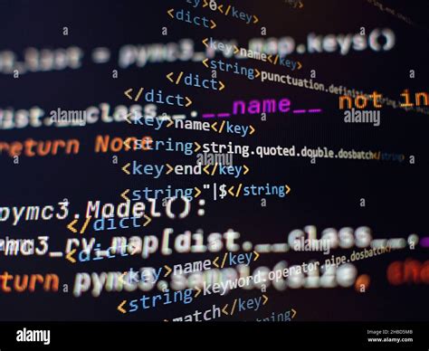 Software Developer Programming Code Abstract Computer Script Coding Programming Code Screen Of