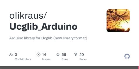 GitHub Olikraus Ucglib Arduino Arduino Library For Ucglib New Library Format