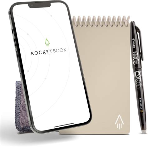 Rocketbook Smart Reusable Notebook Dotted Grid Eco Friendly Notebook With 1 Pilot