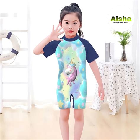 Swimsuits For Girls Ages 1 10 Years Shopee Malaysia
