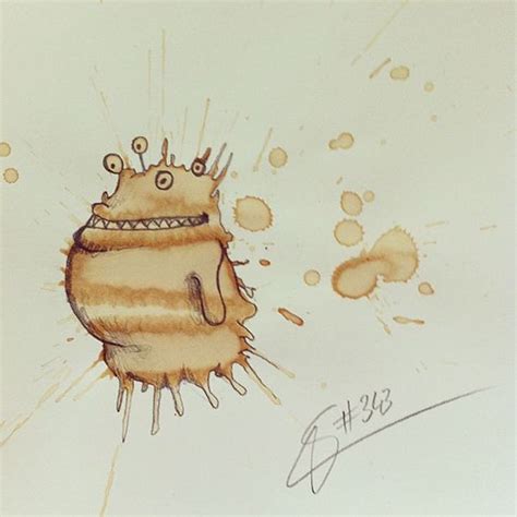 Cute Coffee Stain Art Ideas — Boredart