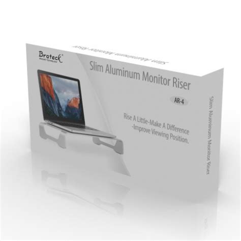 Slim Aluminum Monitor Riser 400x210x63mm Supplier And Manufacturer Lumi