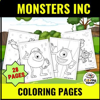 Monsters Inc Coloring Pages Join Sulley And Mike On Fun Filled