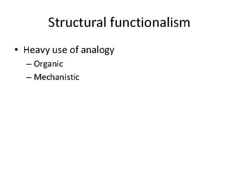 Structural Functionalism And Media Structural Functionalism Heavy Use
