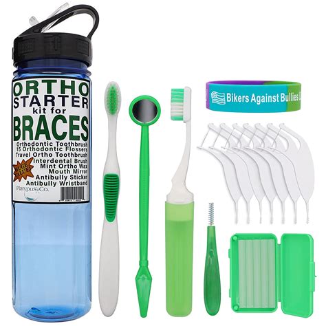 Ortho Starter Kit For Braces With Athletic Bottle Beauty Hiddens
