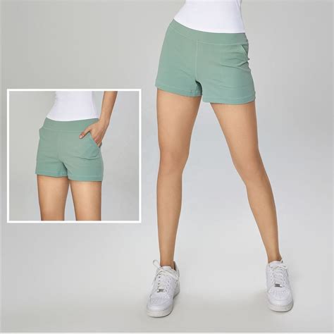 Sumer Athleisure Womens Bermuda Shorts With Pockets Breathable Running