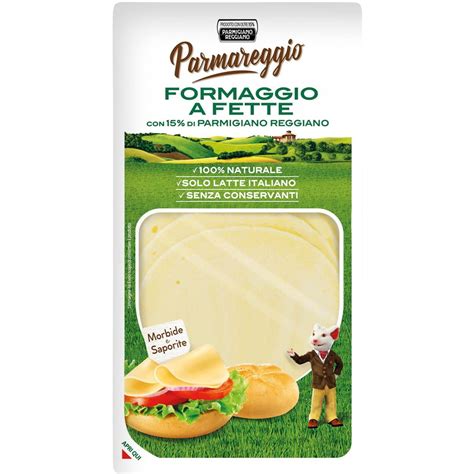 Vendita Formaggio A Fette Con Parmigiano Reggiano Parmareggio 120 G All
