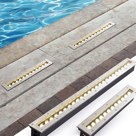 Led Landscape Lights Outdoor Buried Lights Ac 220v Long Strip Floor