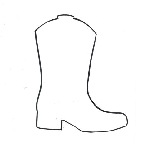 Cowboy Boot Template Printable Create Your Own Western Style Free