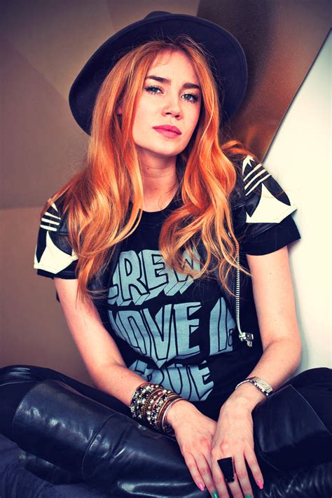 Palina Rojinski Tobias Krautstrunk Photoshoot Leather Celebrities