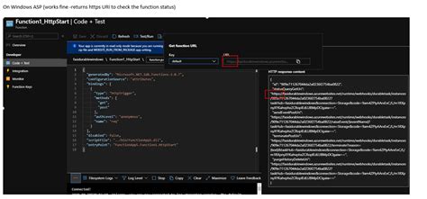 Durable Function On App Service Linux Returns Based Apis That Query The Orchestrator
