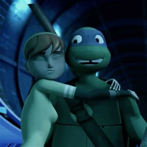 April Oneil And Donatello Tmnt 2012 Icons Tortugas Ninjas Tortugas