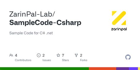 GitHub ZarinPal Lab SampleCode Csharp Sample Code For C Net